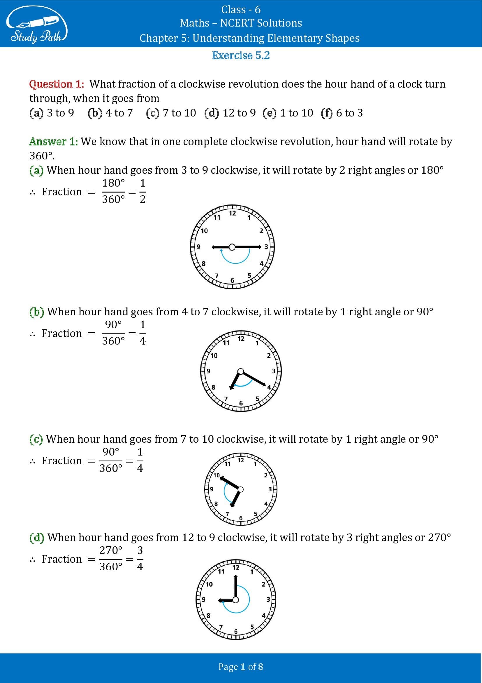 Class 6 Maths Exercise 5 2 Chapter 5 Understanding Elementary Shapes Class 6 Maths Exercise 5 2 Chapter 5 Understanding Elementary Shapes