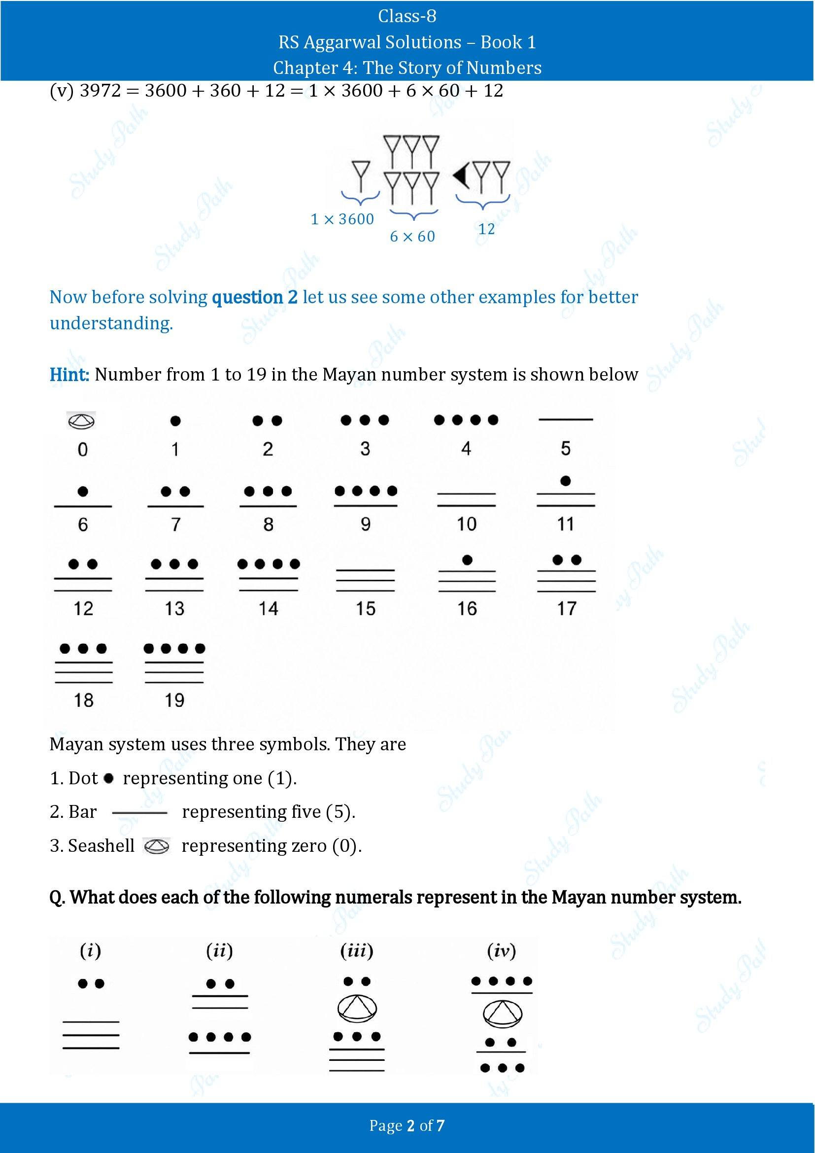 RS Aggarwal Solutions Class 8 Book 1 Exercise 4C The Story of Numbers ...