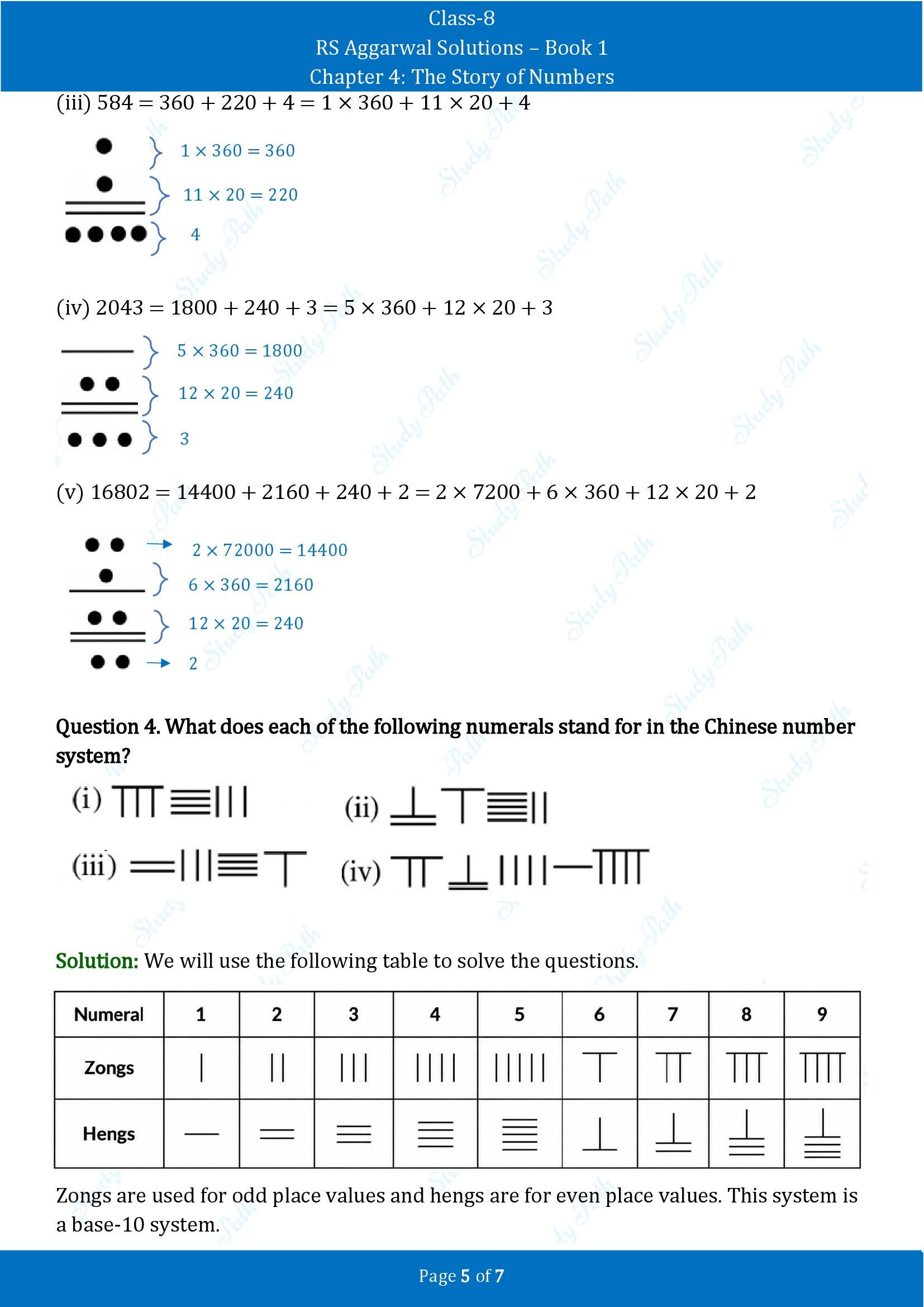 RS Aggarwal Solutions Class 8 Book 1 Exercise 4C The Story of Numbers ...